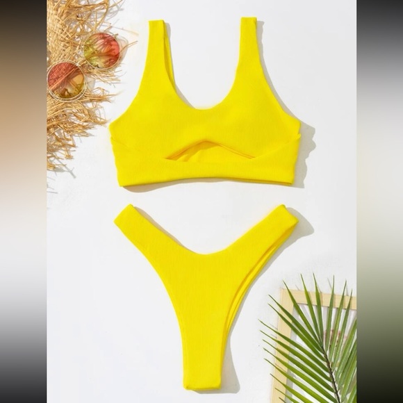 Swim | Yellow Swimsuit Bikini | Poshmark